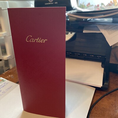 authentic cartier receipt holder. perfect condition | eBay