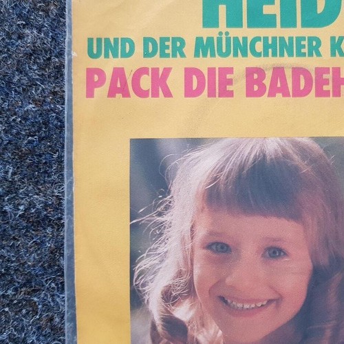 7" Single Vinyl Heidi - Pack die Badehose ein / Coverversion Cornelia ...