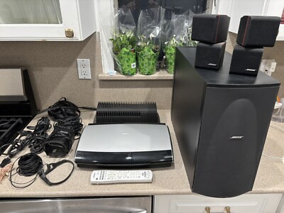 Bose Lifestyle AV48 Media, SA3 Amp, LSPS Loudspeaker, 2 Cubes, Remote ...