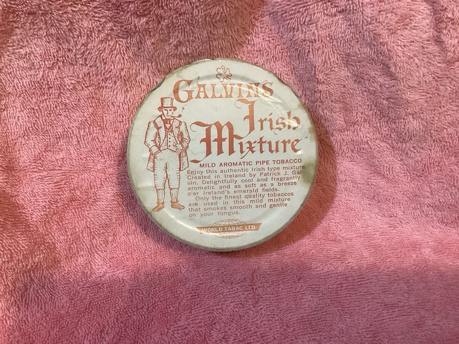 Vintage Galvins Irish Mixture 2 Oz. Pipe Tobacco Tin Empty Used | eBay