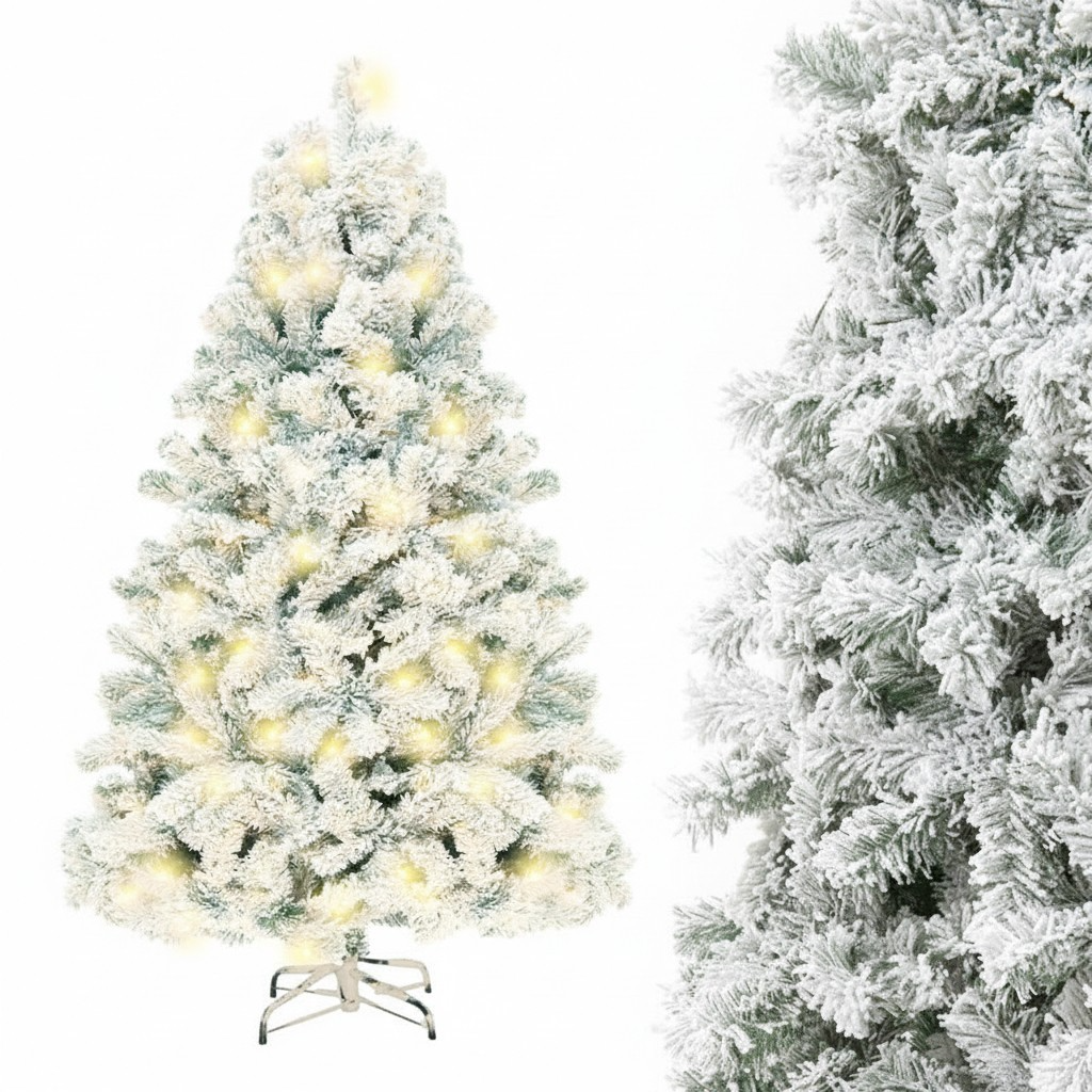 Christmas Tree PVC Artificial Snow Christmas Tree | eBay