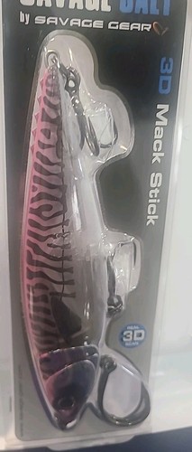 Savage Gear 3D Mack Stick 8.5” Tuna, Bass, Marlin Saltwater Trolling 5 ...