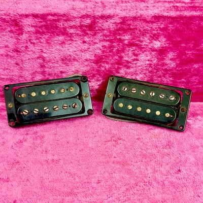 Vintage Gibson Patent Number Sticker Pre T-Top Pickups Matched Set ...