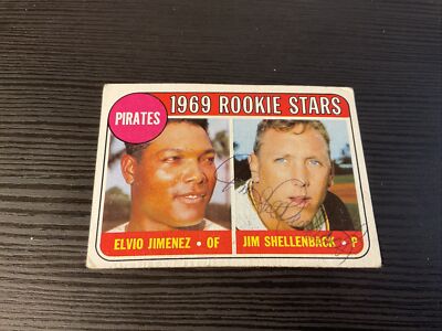 JIM SHELLENBACK 1969 TOPPS AUTOGRAPHED SIGNED # 567 PIRATES | eBay
