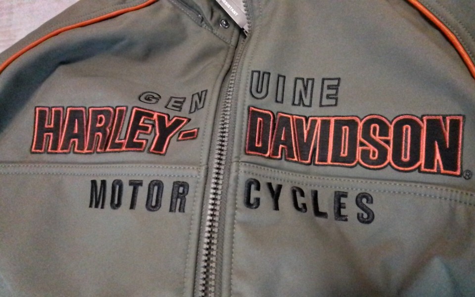 New Harley-Davidson Jacket Idyll Windproof Green Softshell Motorcycle ...