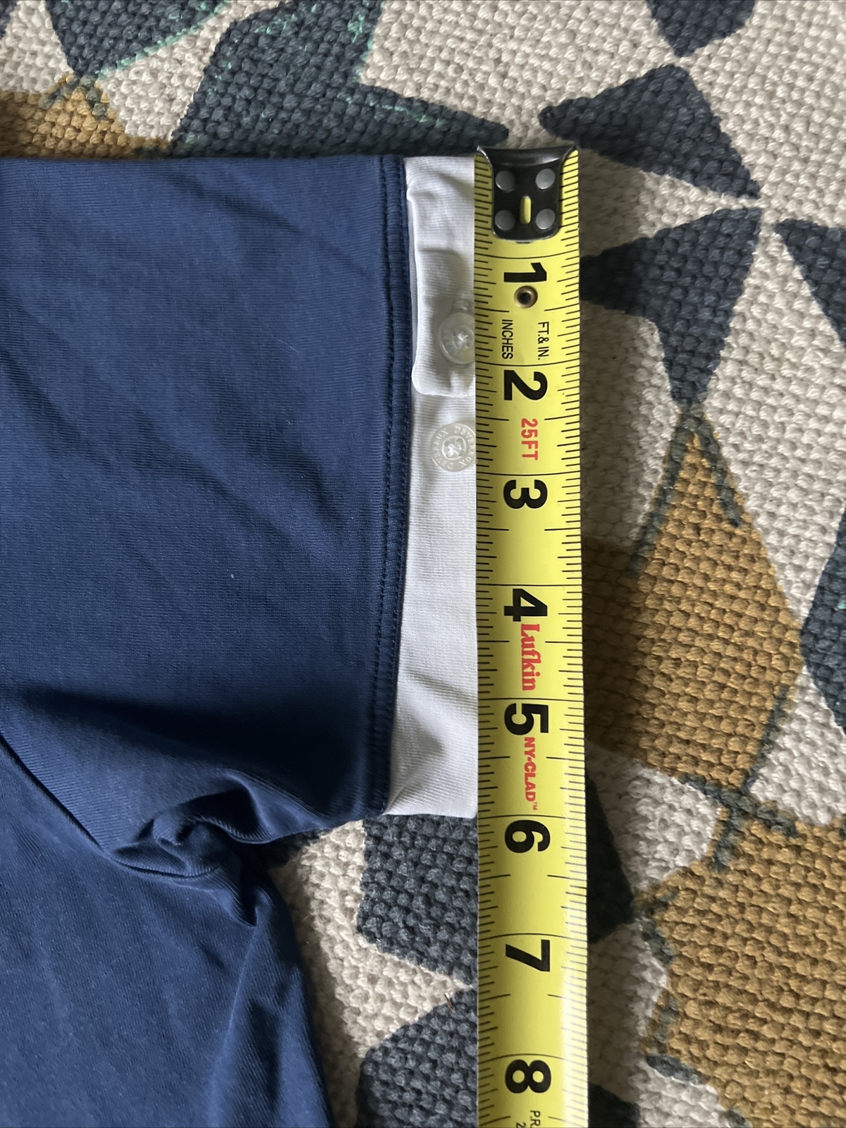 Devereux Golf Duke Polo Shirt Size Small Blue White Short Sleeve Pima ...