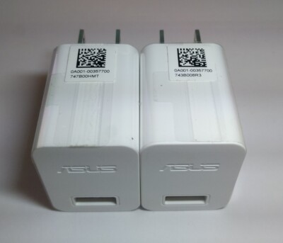 Lot of 2x ASUS Original USB AC Adapter Power Supply Charger for Phone ...