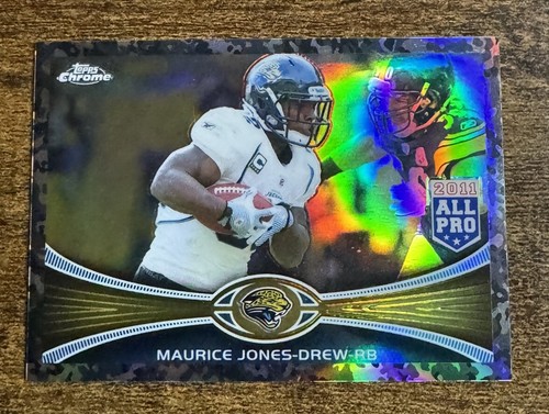 2012 Topps Chrome Camo Refractors Football Card #39 Maurice Jones-Drew ...