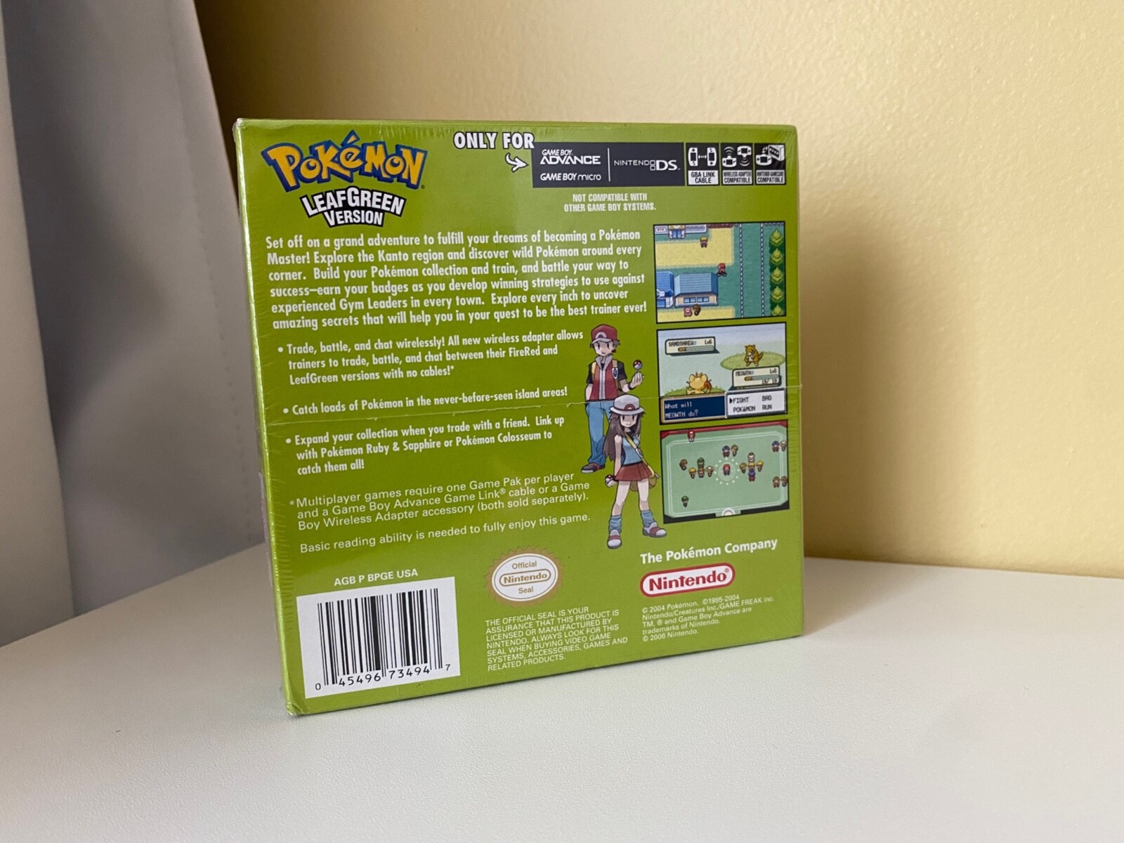 Pokémon: LeafGreen Version Player's Choice (Nintendo Game Boy Advance ...