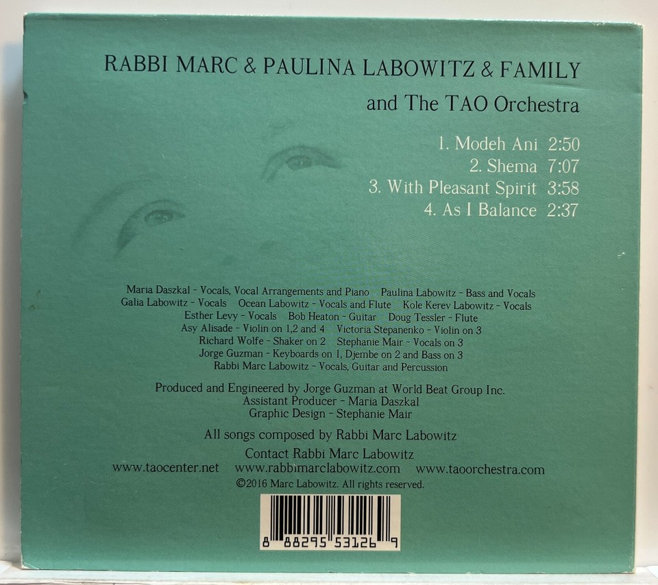 Rabbi Marc & Paulina Labowitz & Family : Sweet and Holy (CD Digipak ...
