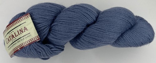 CATALINA BABY ALPACA/SILK Yarn 455 BLUE & 504 LIGHT GREEN 3.5oz/218yd ...