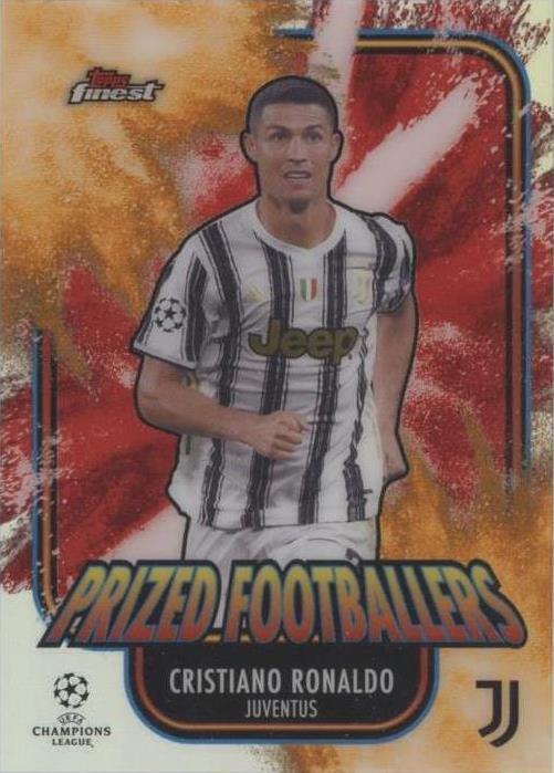 2020-21 Topps Finest UCL - Prized Footballers Cristiano Ronaldo #PFF-CR ...