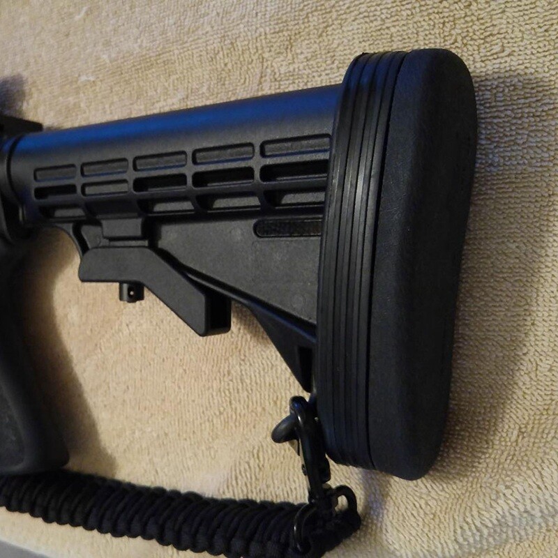 Rifle Shooting Recoil Pad Snap-On Rubber Shoulder Protective Padding ...