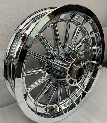 Harley 16x3” Shovelhead 16 Spoke 41125-81 Rear Wheel CUSTOM CHROME Rim ...