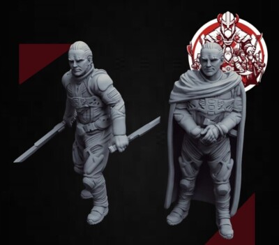 Duncan Idaho / Dune Imperium 3D Printed Fantasy Miniature 28mm 32mm | eBay