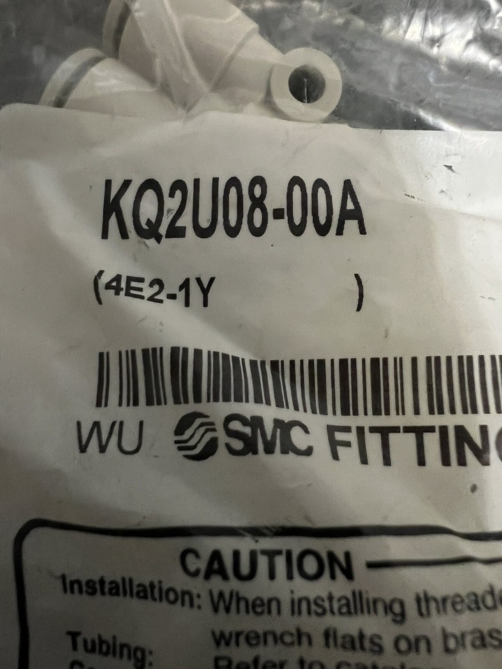 Smc KQ2U08-00A Y Union,8Mm,Tube Fitting New Open Package | eBay