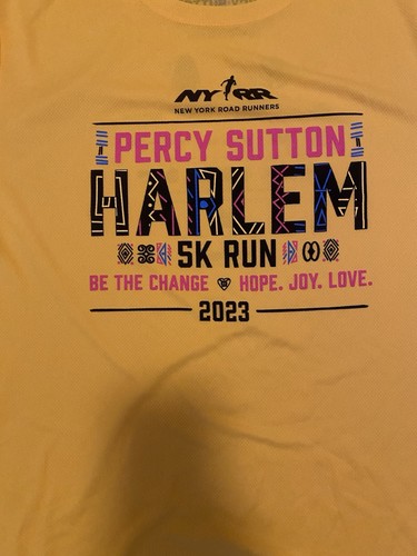 Vintage 2023 New York Road Runners Percy Sutton Harlem 5K Run Sz Large ...