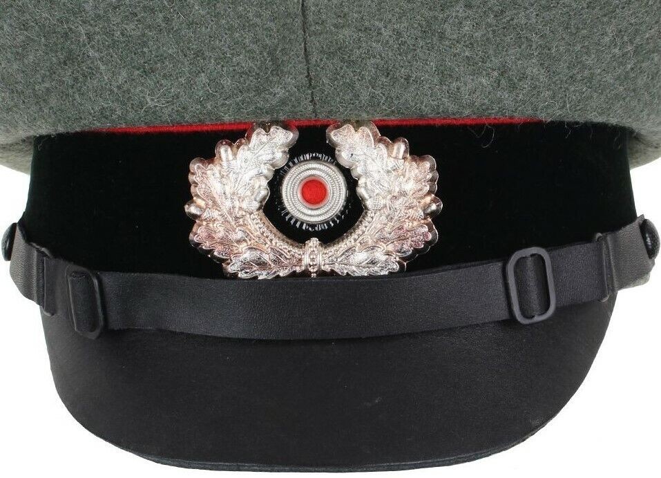 WW2 German Heer Panzer Officer Visor Cap – WWII Army Uniform Hat | eBay