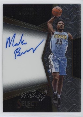 2016-17 Panini Select Rookie Signatures /299 Malik Beasley #24 Auto RC ...