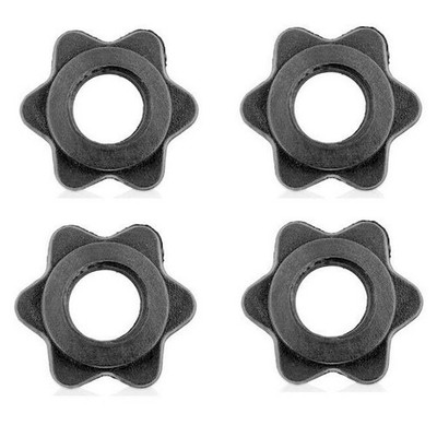 Hexagonal Nut Barbell Bar Clips Hexagonal Plastic Nut Non-slip Power ...