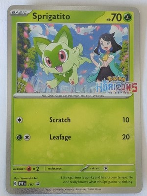 Sprigatito - Promo SV: Scarlet & Violet Promo Cards 191 NM | eBay