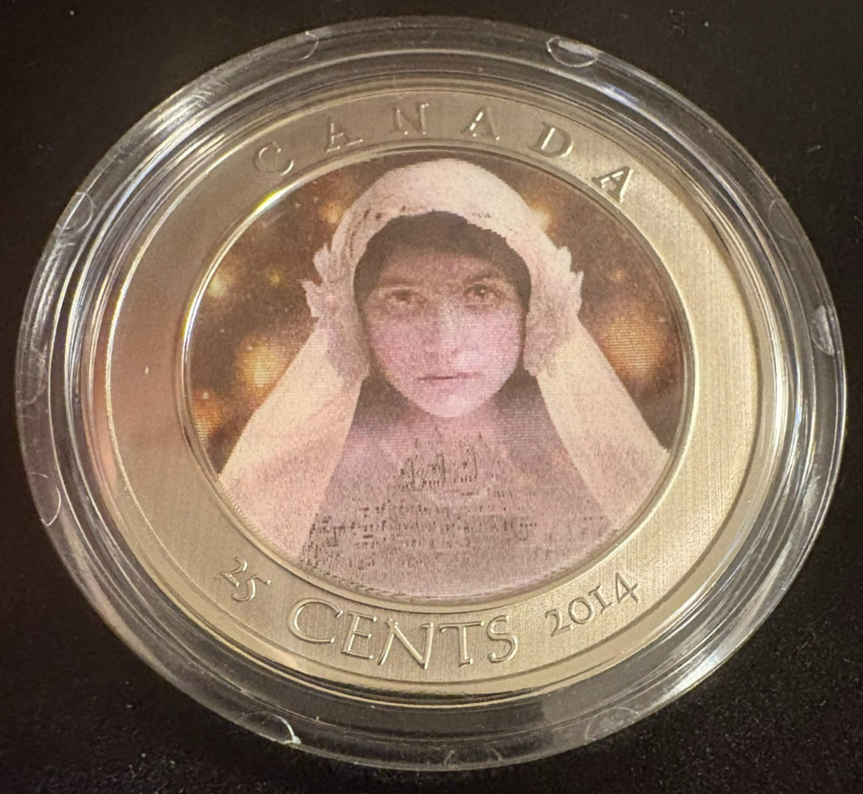 2014 Canada 25-cent Coin - Haunted Canada: Ghost Bride - COA RCM/MRC | eBay