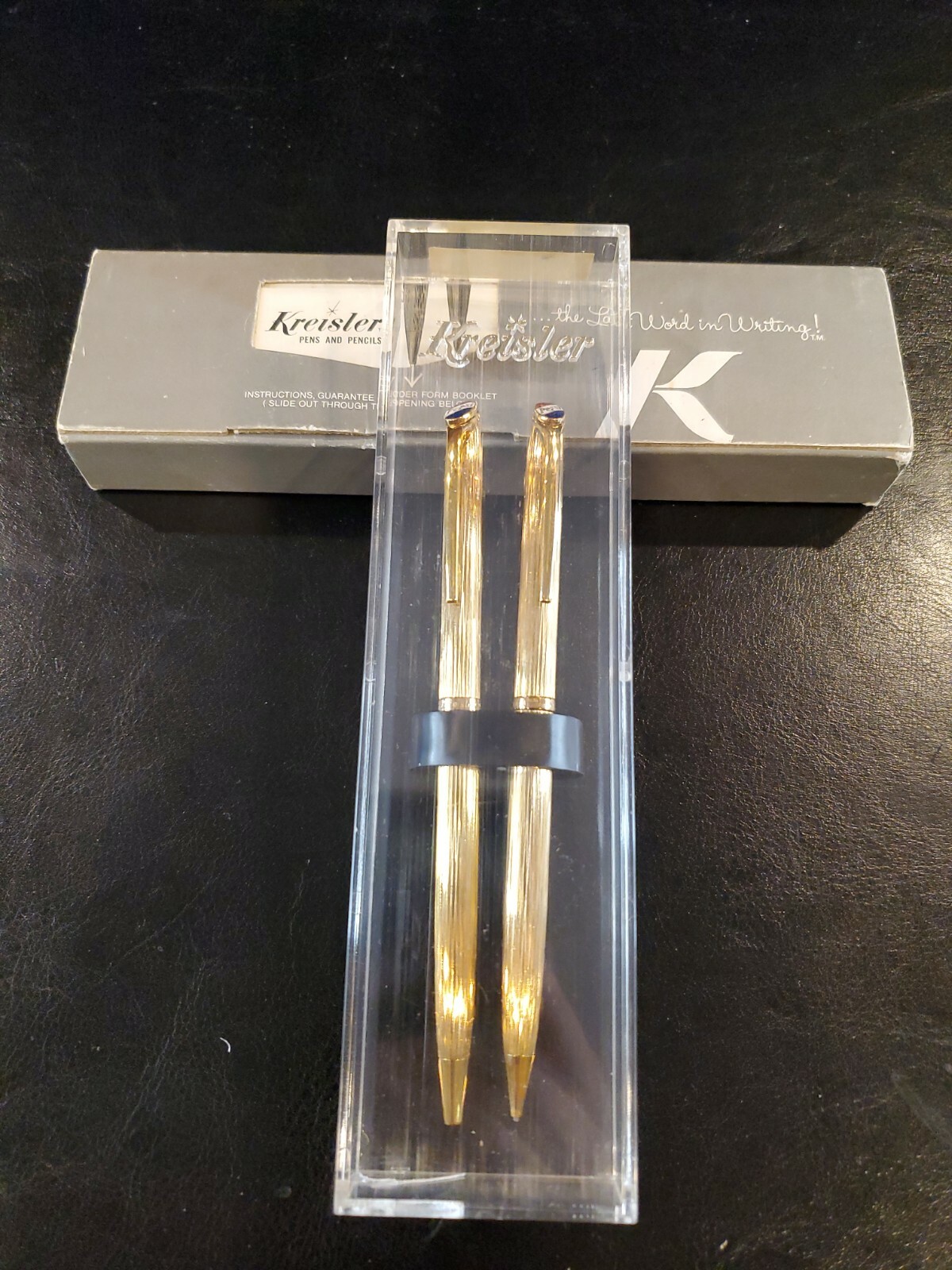 Vintage Pepsi Kreisler Karat Crown Heavy Gold Electroplate Pen Set | eBay