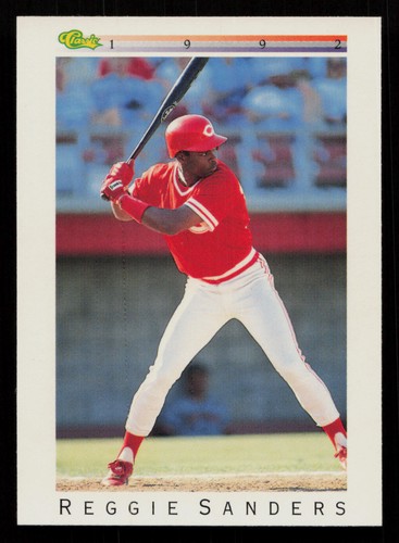 1992 Classic I Reggie Sanders #T81 Cincinnati Reds Baseball Card | eBay
