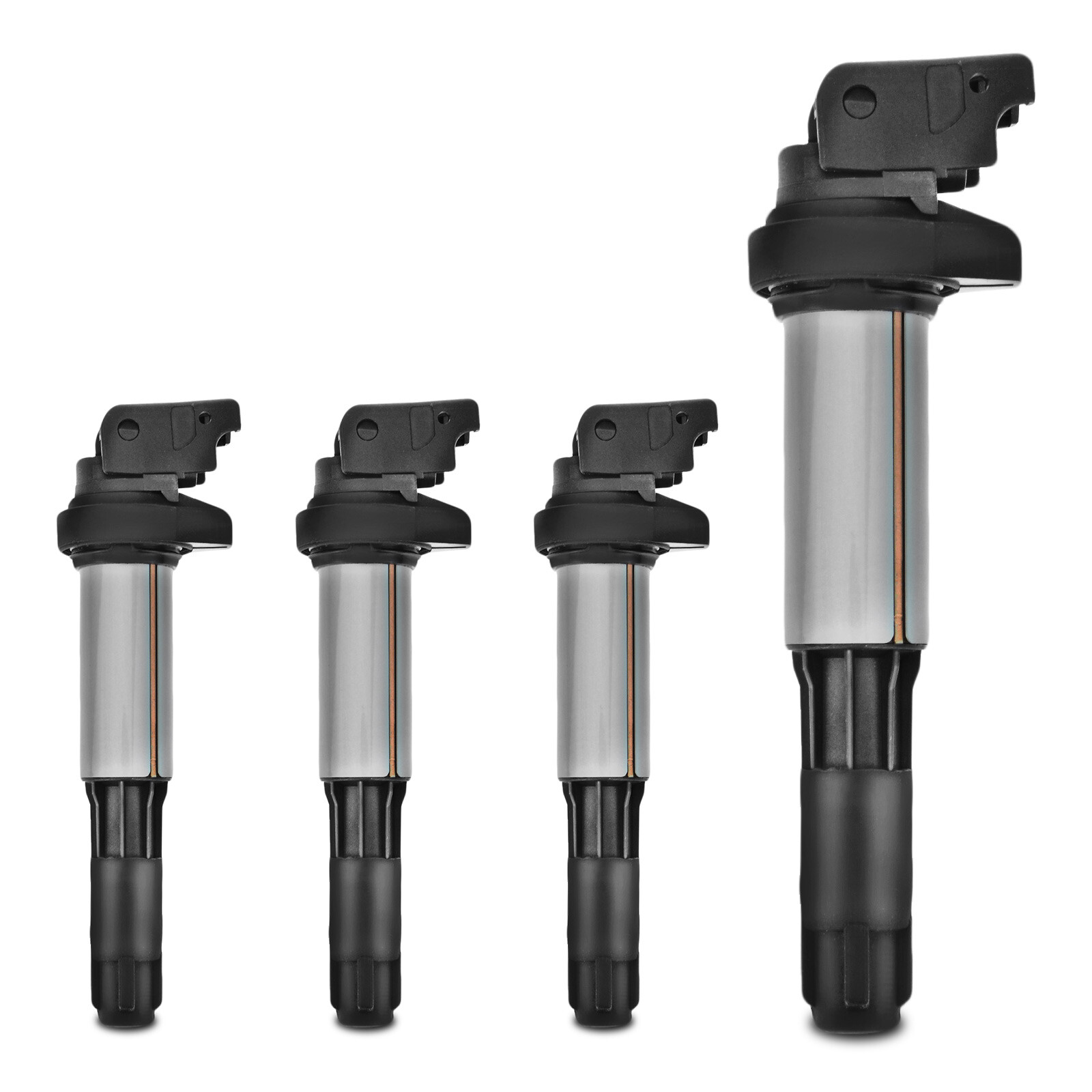 Set of 4 Ignition Coils for BMW E46 E87 E88 E90 116i 120i 316i 318i ...