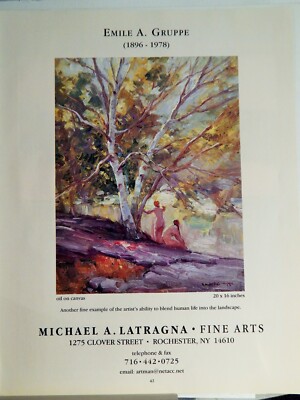 EMILE GRUPPE / GIUSEPPI GABANI ART PIECES ORIG VTG 1999 ADVERTISEMENT ...