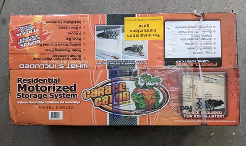 [BNIB!] Garage Gator Overhead Residential Motorized Storage System GGR ...