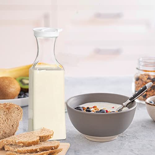 Plastic Water Pitcher With Lid 3pack 50 Oz Square Carafe Pitchers For ...