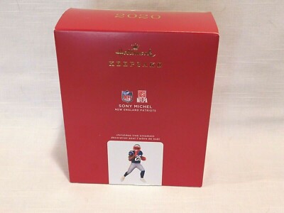 Hallmark Keepsake Ornament Sony Michel - New England Patriots 2020 ...