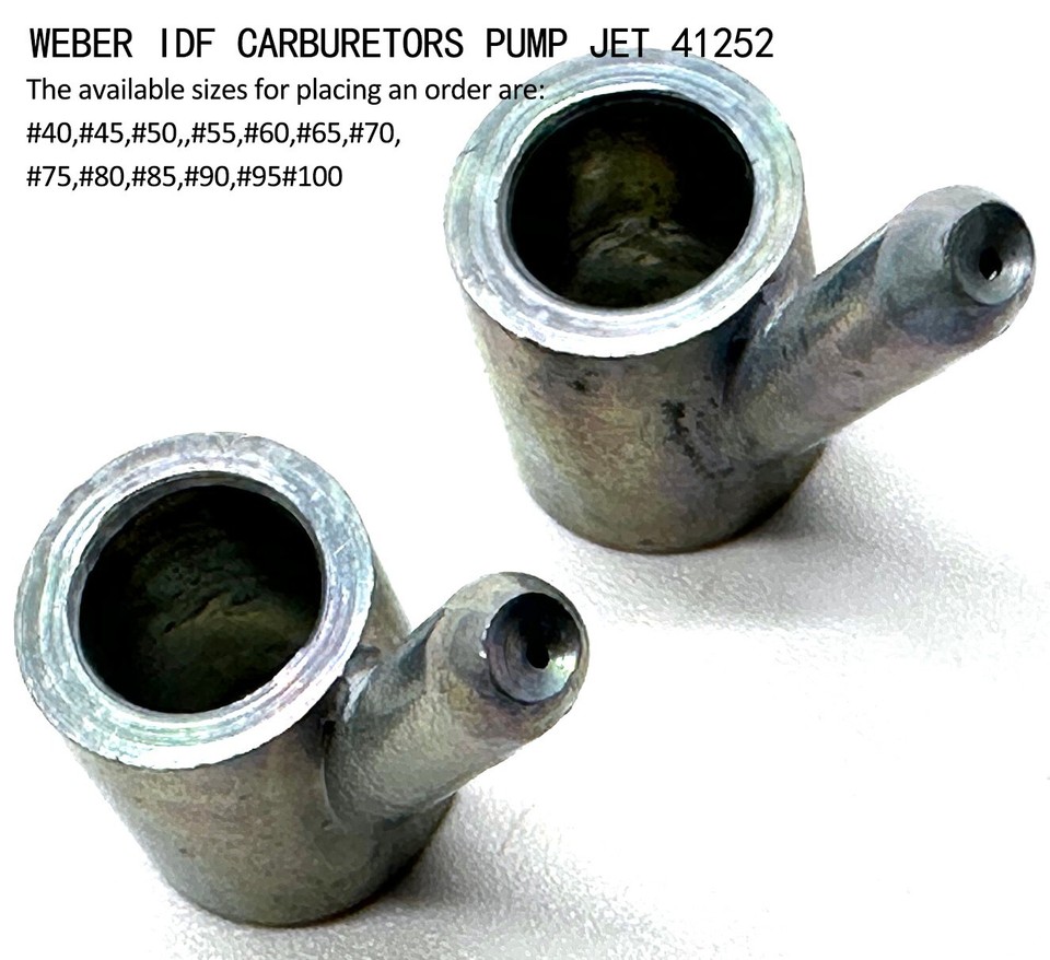 Weber IDF Carburetors Pump Jet 76.210 | 2pcs | 40 45 50 55 60 65 70 75 ...