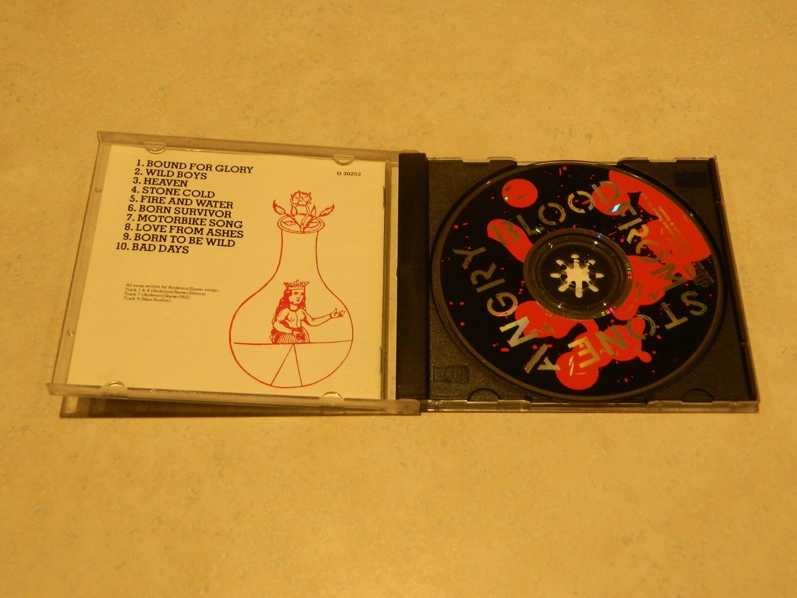 Angry Anderson-blood From Stone Rose Tattoo CD 1990 D30252 VGC for sale ...