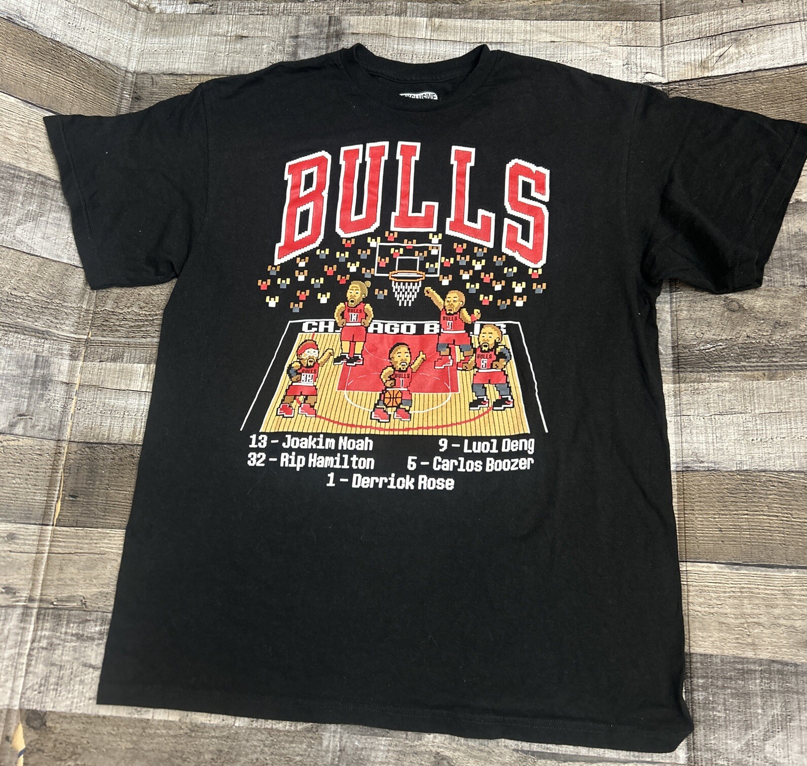 NBA Exclusive 8 Bit Pixel Chicago Bulls Derrick Rose … - Gem