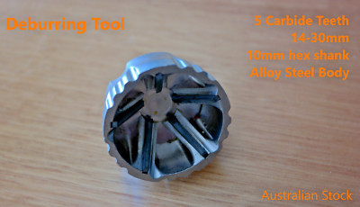 Deburring Bit Tool Chamfer Carbide hex shank 14-30mm De-burring | eBay ...