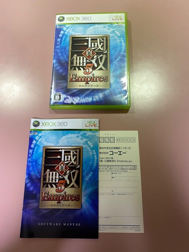 Shin Sangoku Musou 5 Empires Import Japan Xbox 360 Japanese Dynasty ...
