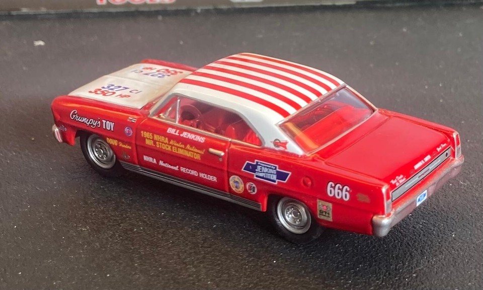 BILL JENKINS GRUMPYS TOY 1966 CHEVY NOVA SS 327 NHRA DRAG STRIP LEGENDS ...