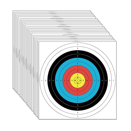 20/30/50pcs 40cm Targets Paper Shooting Training Archery Targets for ...