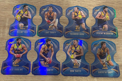 2020 SELECT FOOTY STARS ICE BLUE DIE CUT WEST COAST EAGLES TEAM SET 8 CARDS BDC | eBay Australia