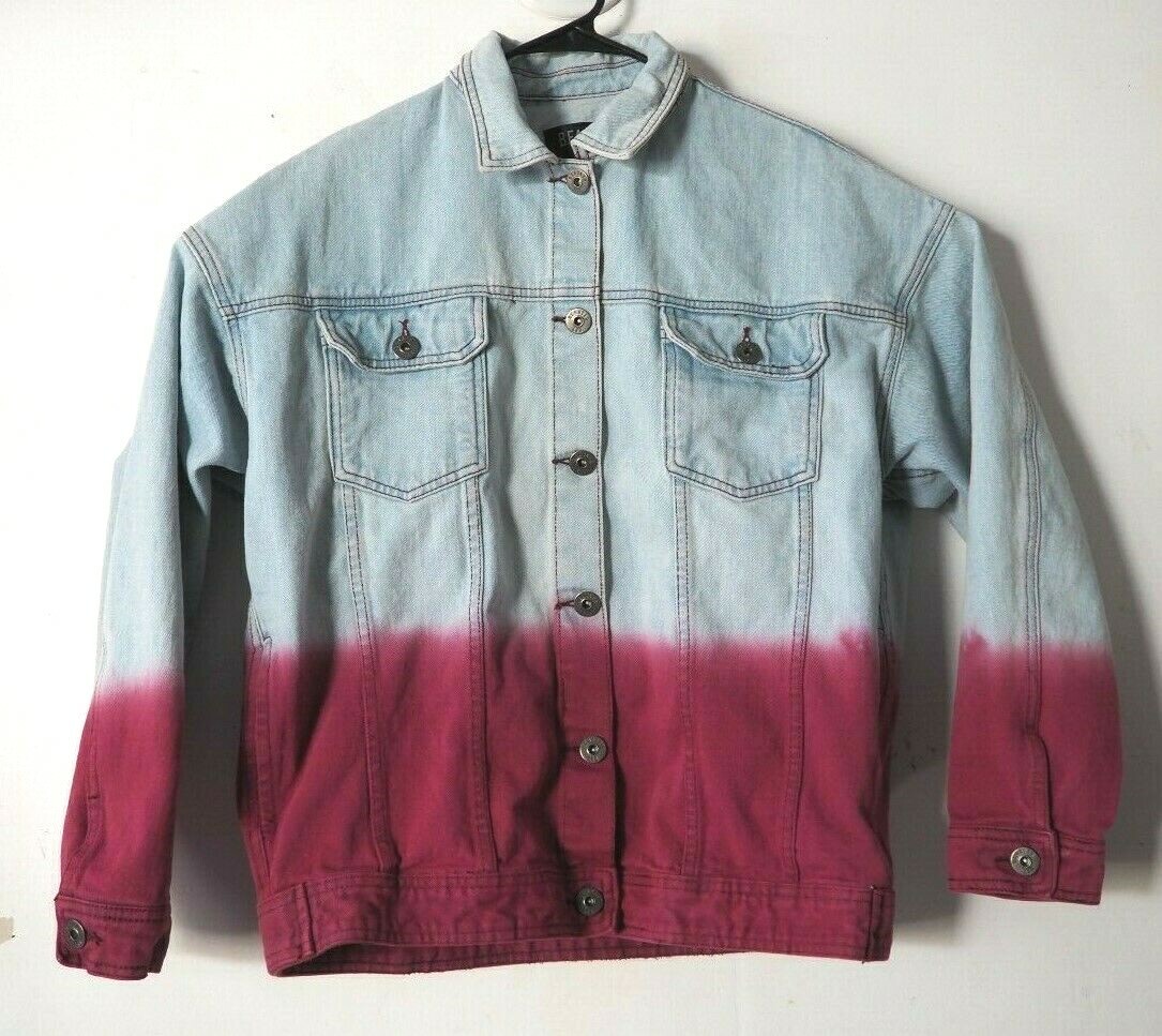 Beaster Gradient Denim Jacket Ghost Face Spring 2019 Blue Purple Unisex ...