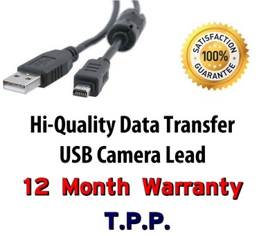 Panasonic USB Camera Lead Cable DMC-F2 F3 F4 FH1 FH2 FH20 FH22 FH25 ...