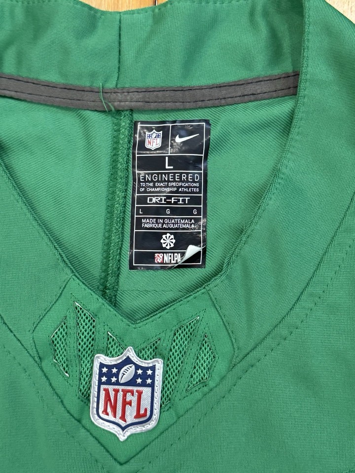 NWT Men’s Large DeVonte Smith Kelly Green Jersey Eagles Throwback ...