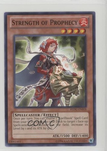 Strength of Prophecy Unlimited YuGiOh Return the Duelist #REDU-EN018 ...