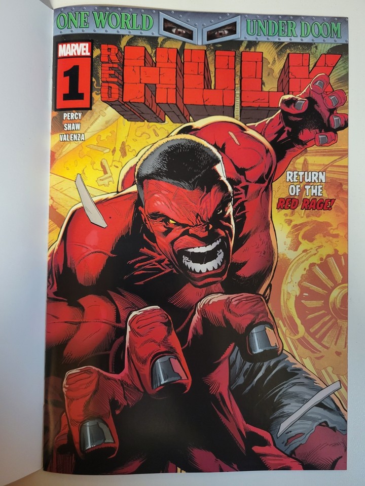 Red Hulk #1 Marvel 2025 Series Blank Cover Variant 9.4 Near Mint | eBay