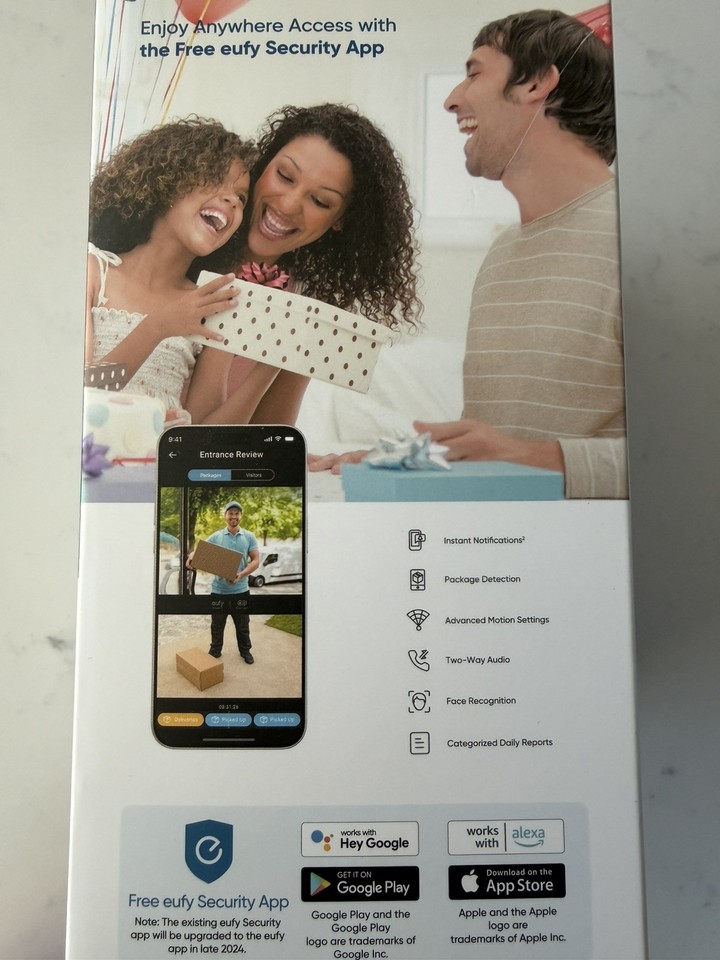 Eufy E340 Wireless Dual Camera 2K FHD Doorbell With Chime **No Monthly ...