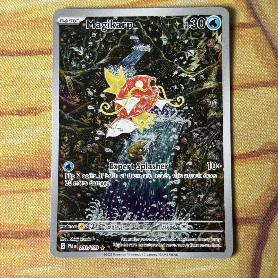Pokemon TCG - Magikarp - Illustration Rare - 203/193 - Paldea Evolved ...