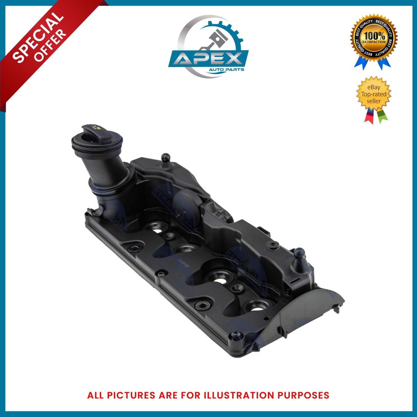 VOLKSWAGEN CALIFORNIA ROCKER VALVE COVER CBAA,CBAB 2.0 DIESEL OEM ...