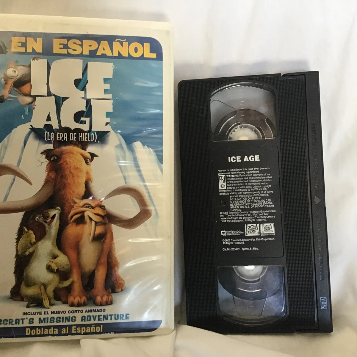 Ice Age Vhs 2002